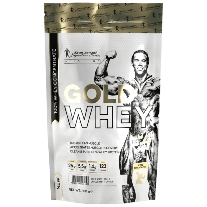Kevin Levrone Gold Whey Protein 500g – 100% Whey Concentrate - Hustlers ...